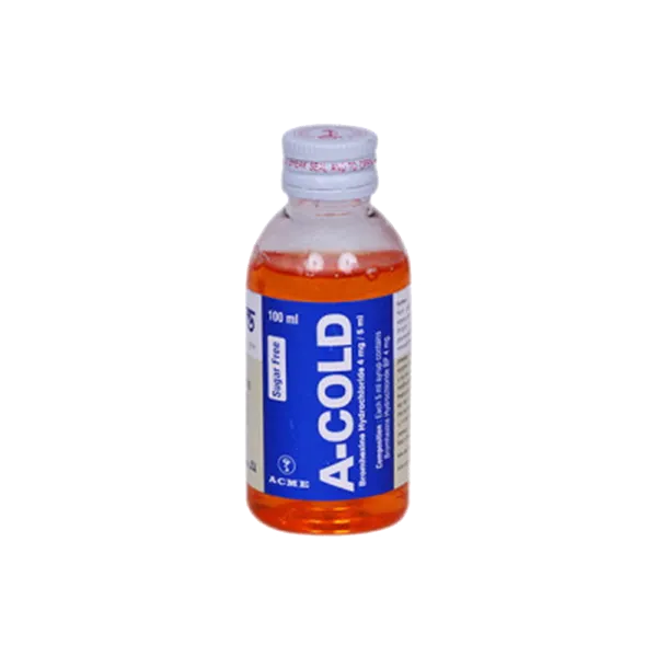 Buy A-Cold 100 ml Syrup: View Uses, Price, Side Effects - osudpotro