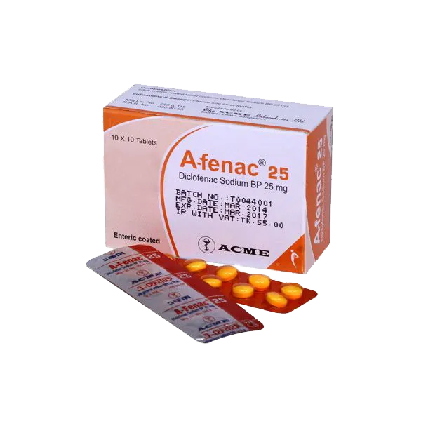A-FENAC 25 MG | THE ACME LABORATORIES LTD | Order Online - OsudPotro