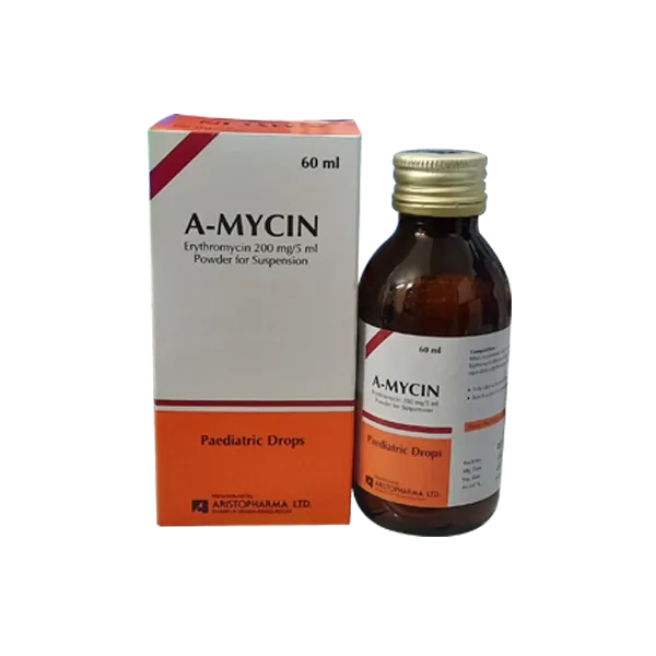 Buy A-Mycin 60 ml Powder for Suspension: View Uses, Price, Side Effects & Dosage - osudpotro