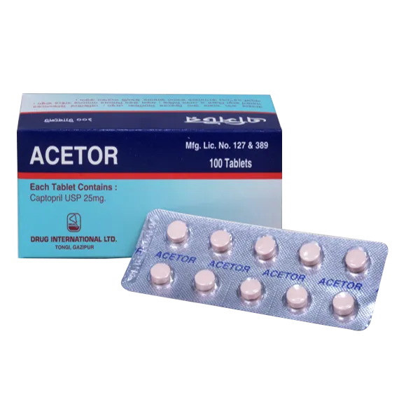 Acetor 25mg Tablet: View Uses, Side Effects, Generic, Price - osudpotro