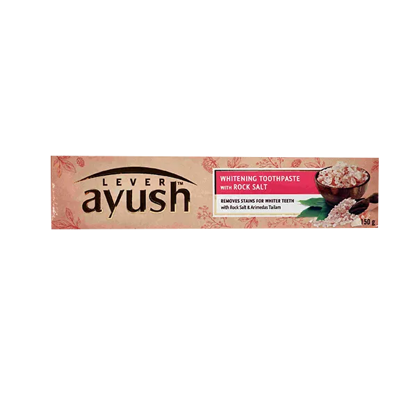 AYUSH WHITENING TOOTHPASTE ROCK SALT 150G | Unilever Bangladesh Limited ...