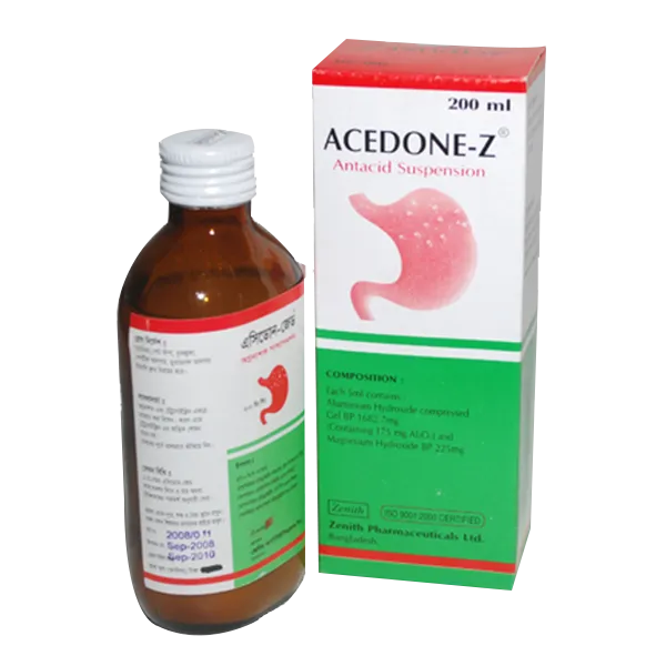 Acedone Z 200 ml Oral Suspension, Zenith Pharmaceuticals , Online ...