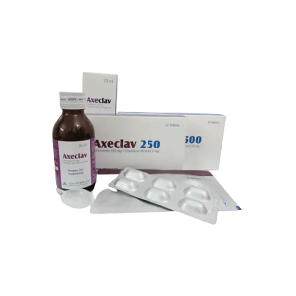 Axeclav 250 Tablet (250mg+62.5mg): Uses, Dosage, Side Effects, Generic ...