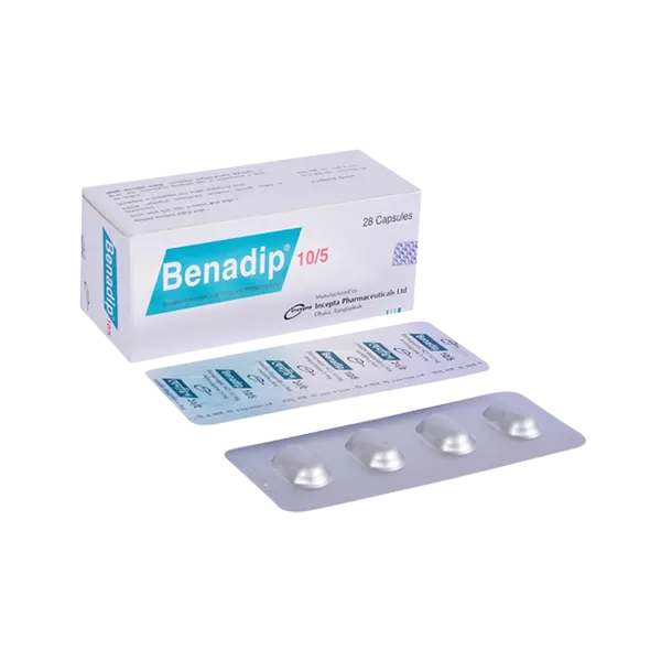 Benadip 10/5 Capsule: View Uses, Side Effects, Price - osudpotro