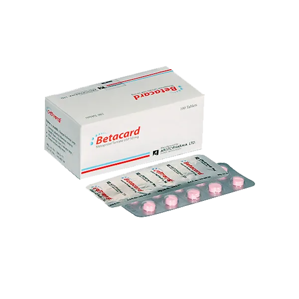 BETACARD 50 MG | Aristopharma Ltd. | Order Online - OsudPotro