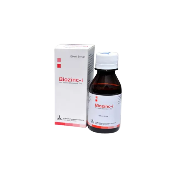 BIOZINC-I 100 ML | THE IBN SINA PHARMACEUTICALS INDUSTRY LTD | Order ...