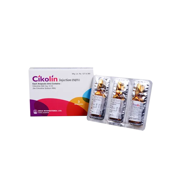 Buy Cikolin 500 IV/IM Injection: View Uses, Price, Side Effects - osudpotro