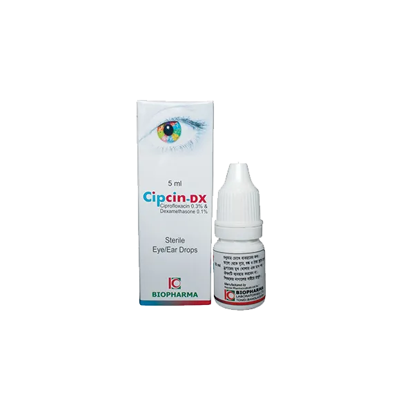 Buy Cipcin-DX 5 ml Ophthalmic Solution: View Uses, Price, Side Effects ...