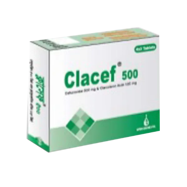 Clacef 500 Tablet (500mg+125mg): Uses, Dosage, Side Effects, Generic ...