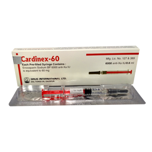 Buy Cardinex-60 IV SC Injection: View Uses, Price, Side Effects ...