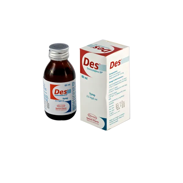 Des Syrup 60ml: Uses, Dosage, Side Effects, Generic, Price - osudpotro