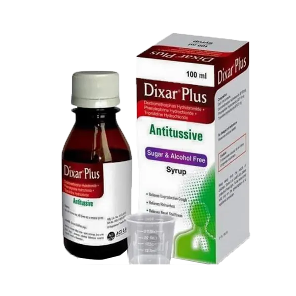 Dixar Plus Syrup 100 ml: Uses, Dosage, Side Effects, Generic, Price ...