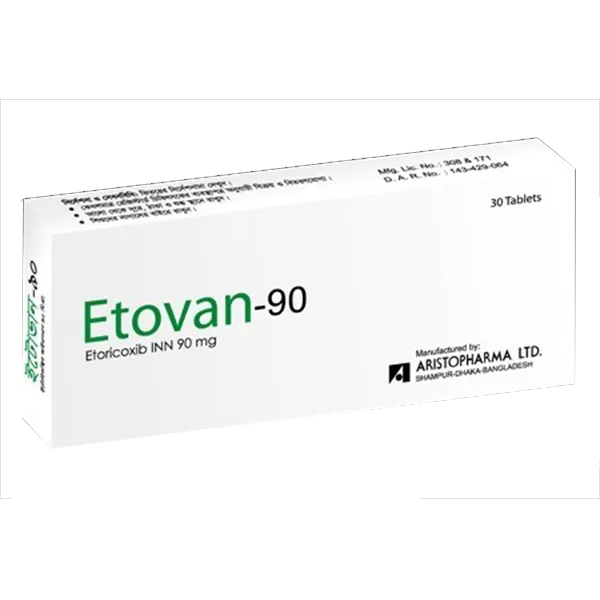 Etovan-90 mg Tablet | Aristopharma Ltd. | Order Online - osudpotro