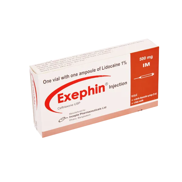 Exephin IM 500 mg/vial Injection Buy Medicine Online - osudpotro