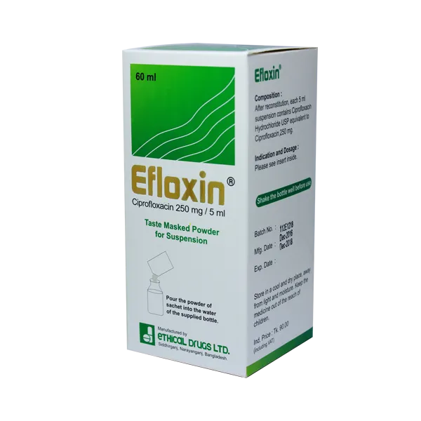 Buy Efloxin 60 ml Powder for Suspension: View Uses, Price, Side Effects - osudpotro