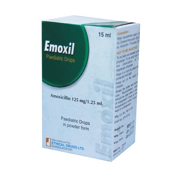Emoxil 15 ml Pediatric Drops: View Uses, Side Effects, Generic, Price ...