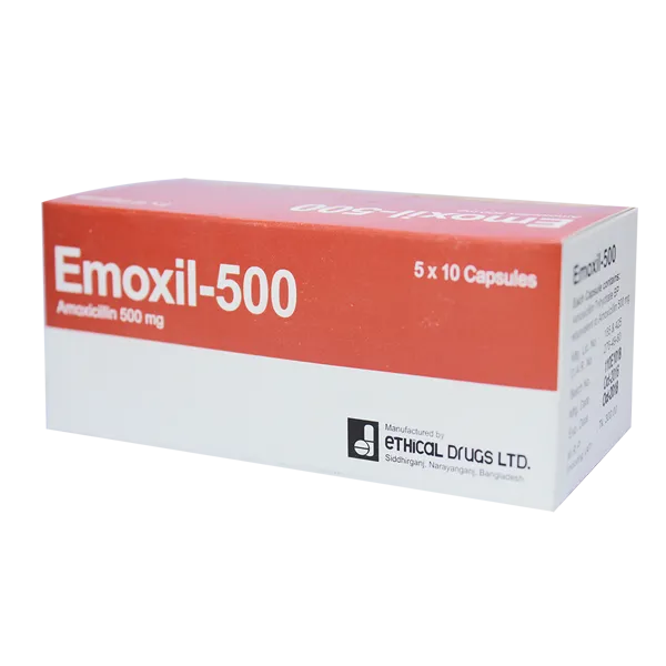 Emoxil 500mg Capsule: View Uses, Side Effects, Generic, Price - osudpotro