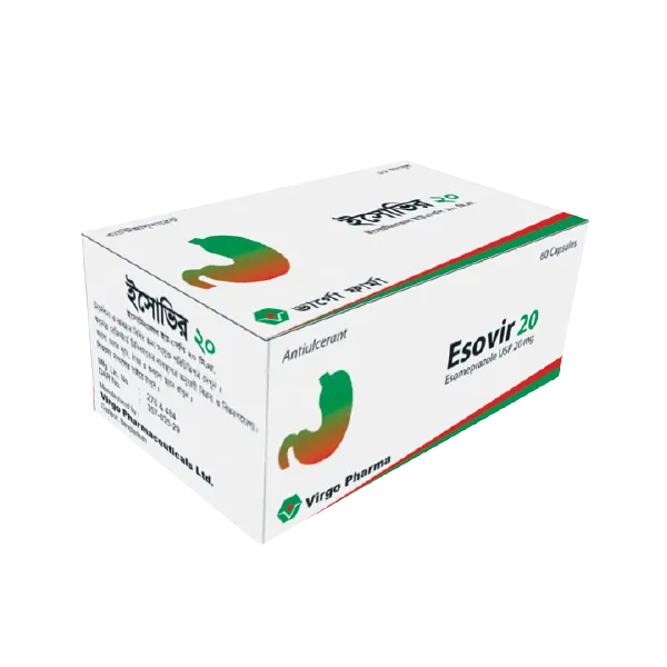 Esovir 20 mg Tablet Uses, Side Effects, Price & Dosage - osudpotro