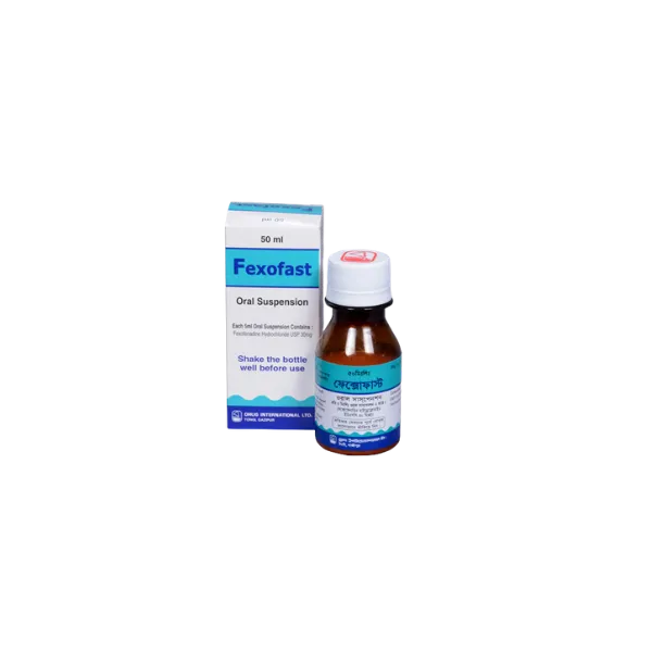 FEXOFAST 50ML | DRUG INTERNATIONAL LTD | Order Online - OsudPotro