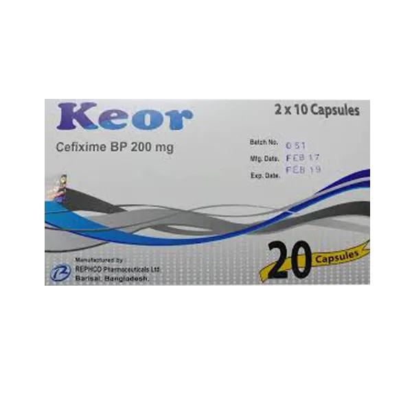 Keor 200 mg Capsule | Rephco Pharmaceuticals Ltd | Order Online - osudpotro