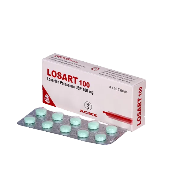 LOSART 100 MG | THE ACME LABORATORIES LTD | Order Online - OsudPotro
