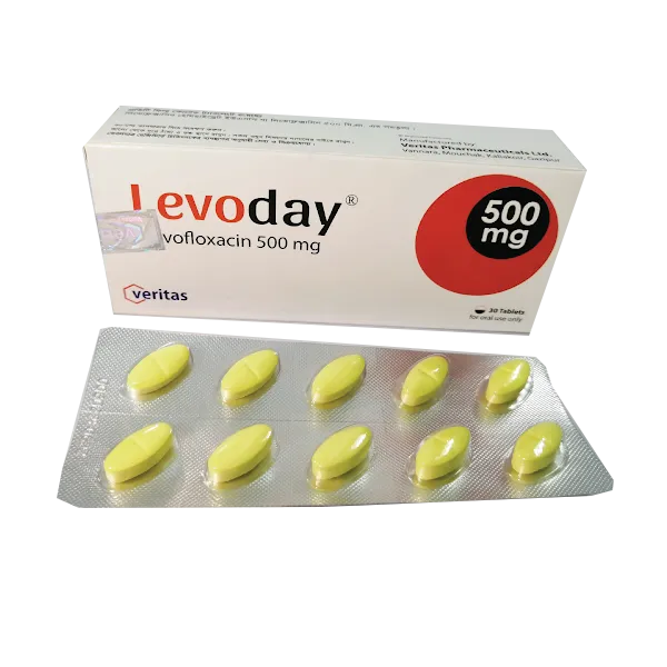 Levoday 500 mg | Veritas Pharmaceuticals Ltd | Order Online - OsudPotro