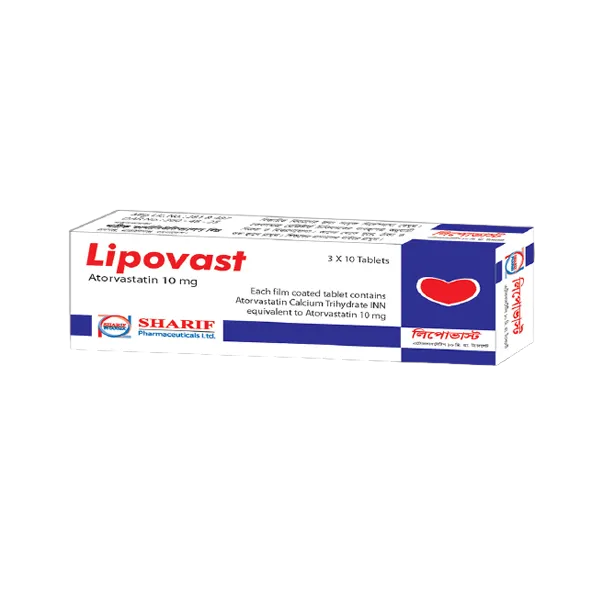 Lipovast 10 Tablet: View Uses, Side Effects, Price from our online ...