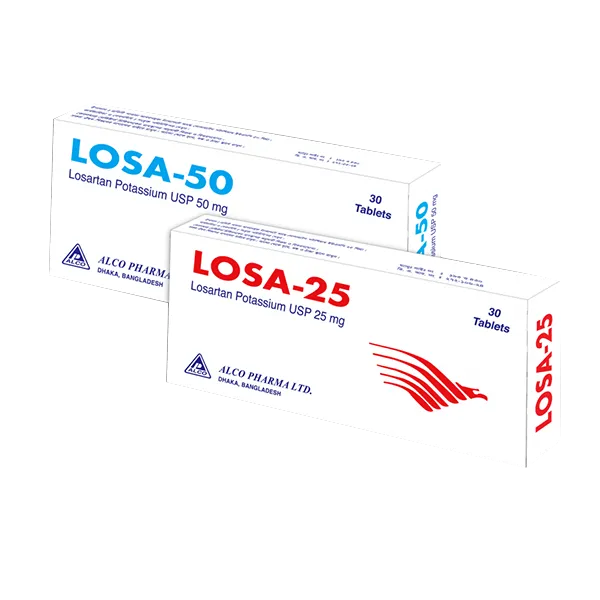 Losa 50 mg | Alco Pharma Ltd. | Order Online - OsudPotro