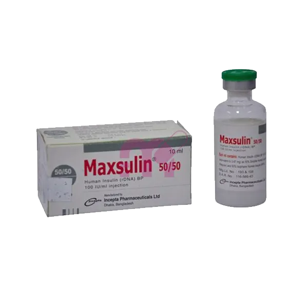 MAXSULIN 50-50 100 IU | INCEPTA PHARMACEUTICALS LTD. | Order Online ...
