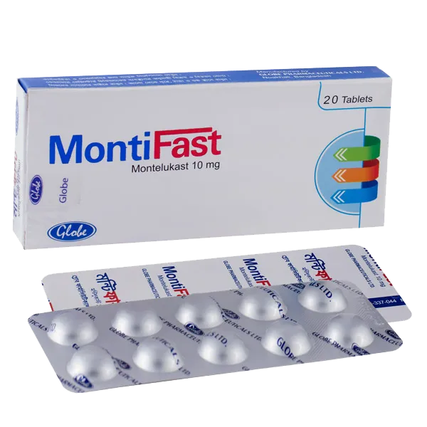 MONTIFAST 10 MG | GLOBE PHARMACEUTICALS LTD | Order Online - OsudPotro