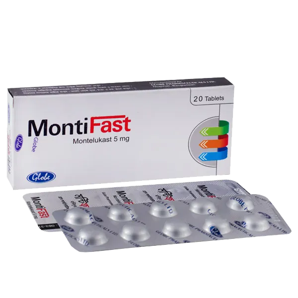 MONTIFAST 5 MG | GLOBE PHARMACEUTICALS LTD | Order Online - OsudPotro