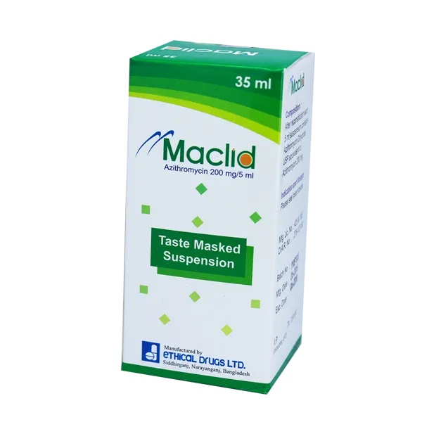 Maclid 15 ml Suspension Powder: View Uses, Side Effects, Price - osudpotro