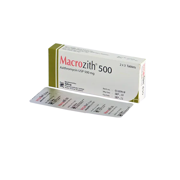 Macrozith 500 mg Tablet: View Uses, Side Effects, Price - osudpotro