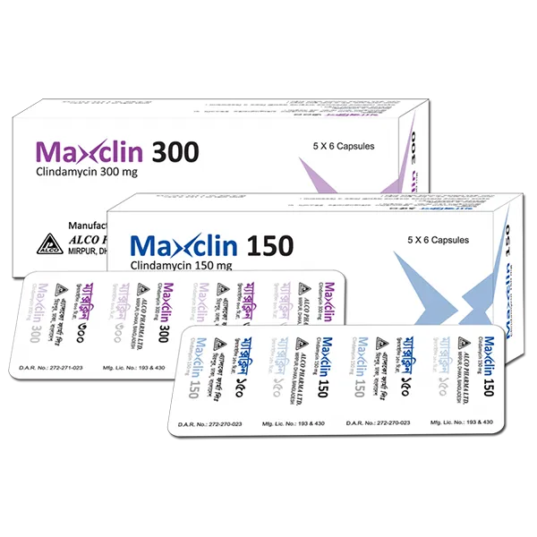 Buy Maxclin 150 Capsule: View Uses, Price, Side Effects - osudpotro