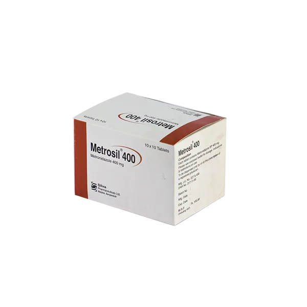 Metrosil 400 MG | Silva Pharmaceuticals Ltd | Order Online - OsudPotro