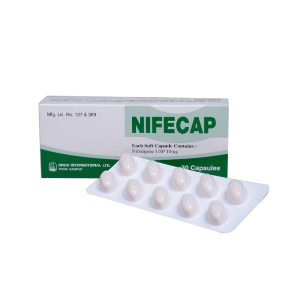 NIFECAP 10 MG | DRUG INTERNATIONAL LTD | Order Online - OsudPotro