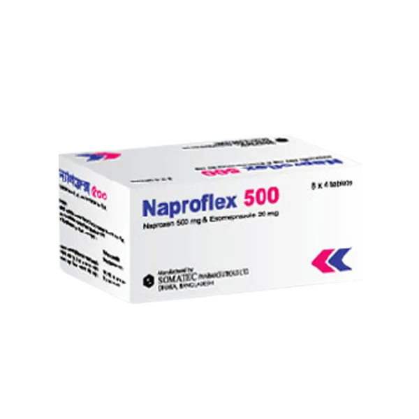 Naproflex 500 mg | Somatec Pharmaceuticals Ltd | Order Online - OsudPotro