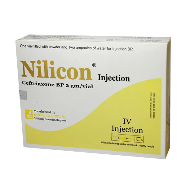 Nilicon 2 gm/vial Injection | Ethical Drug Ltd. | Order Online - osudpotor