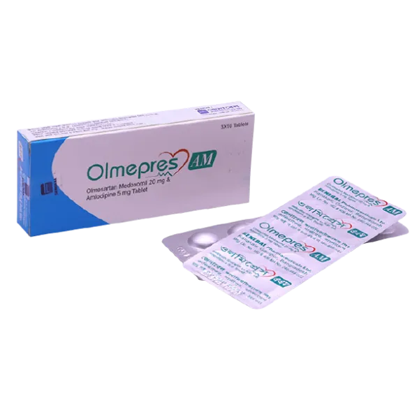 Olmepres AM 20/5 Tablet: View Uses, Side Effects, Price - osudpotro