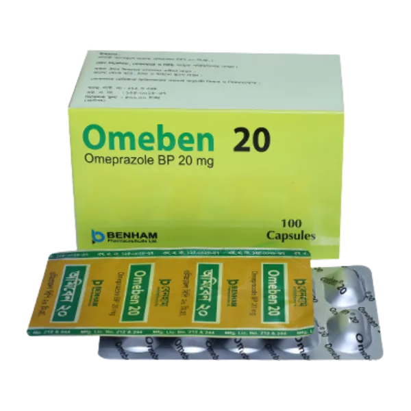 Omeben 20 mg | Benham Pharmaceuticals Ltd | Order Online - OsudPotro