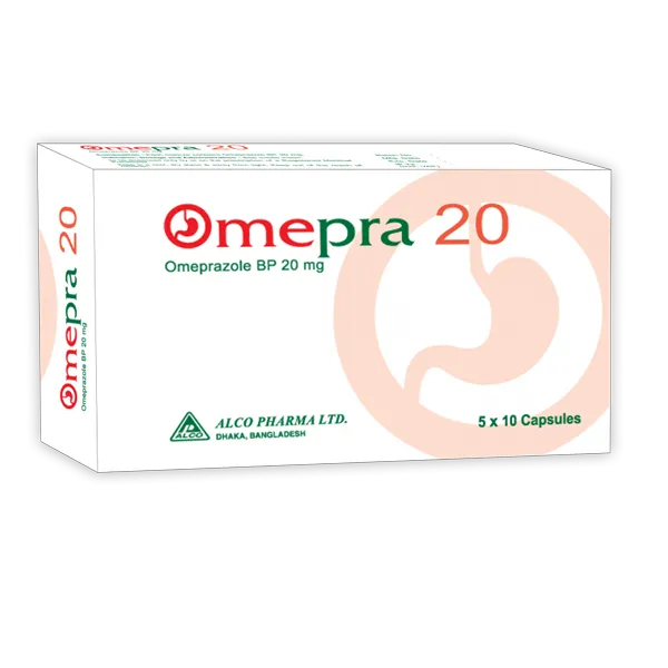 Omepra 20 mg | Alco Pharma Ltd. | Order Online - OsudPotro