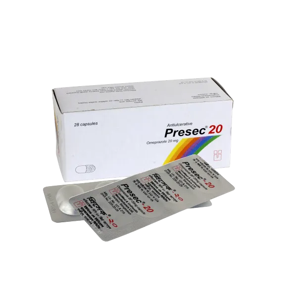 PRESEC 20 MG | UniMed UniHealth Pharmaceuticals Limited | Order Online ...