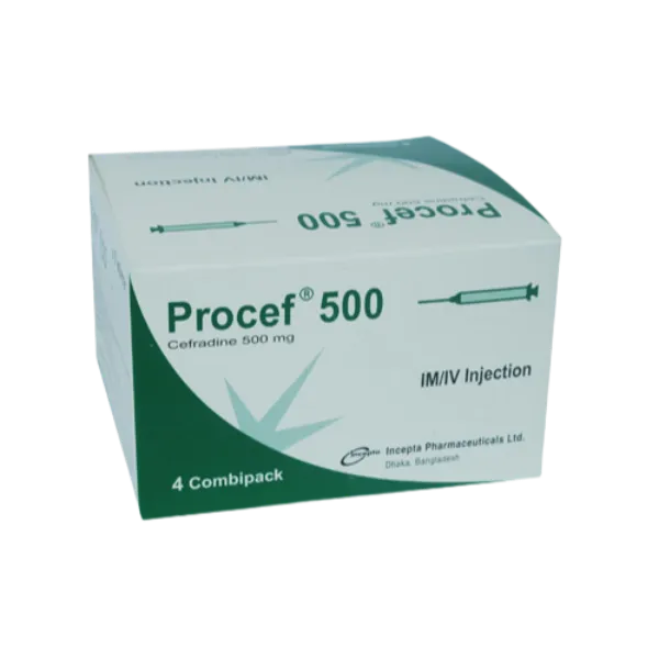 Procef - IM/IV 500 mg Injection | Incepta Pharmaceuticals Ltd - osudpotro