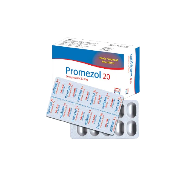 Promezol 20 mg | Sharif Pharmaceuticals Ltd | Order Online - OsudPotro