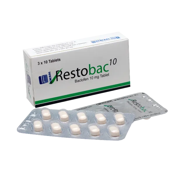 Restobac 10 mg Tablet: View Uses, Price, Side Effects - osudpotro