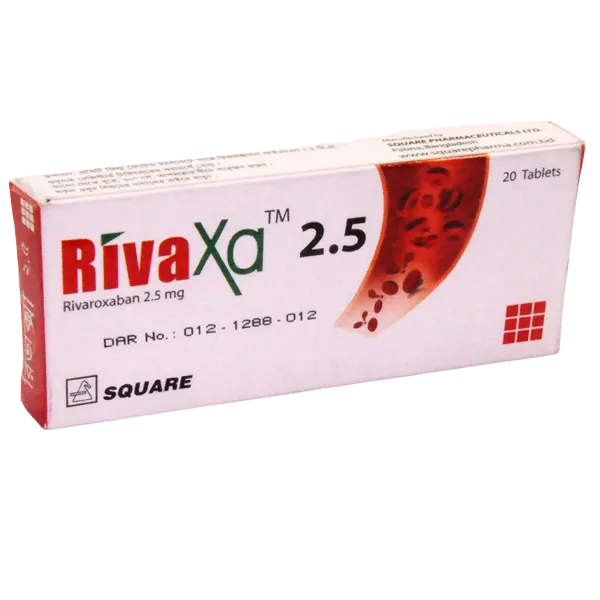 RIVAXA 2.5 MG | SQUARE PHARMACEUTICALS LTD. | Order Online - OsudPotro
