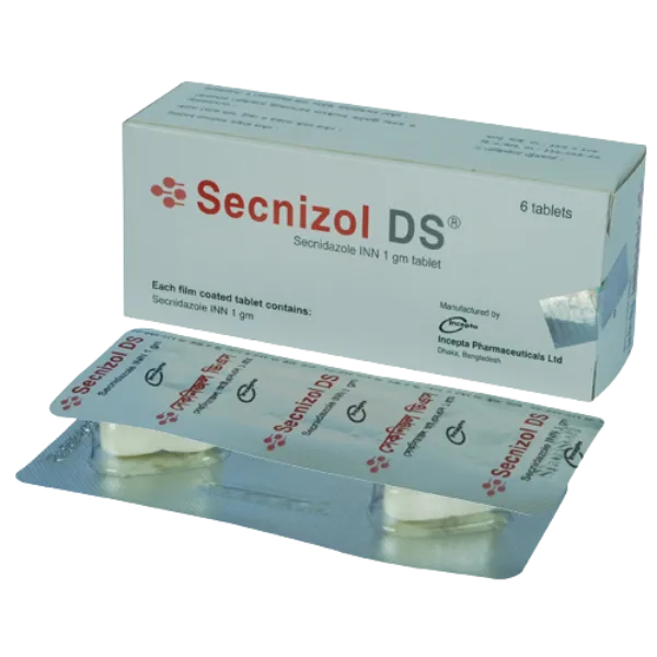 SECNIZOL DS | INCEPTA PHARMACEUTICALS LTD. | Order Online - OsudPotro