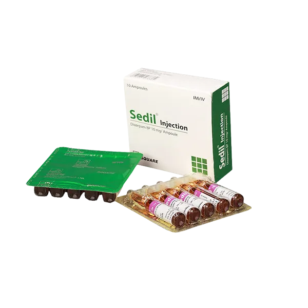 Sedil IM/IV Injection 10mg/2ml: Uses, Dosage, Side Effects, Generic ...