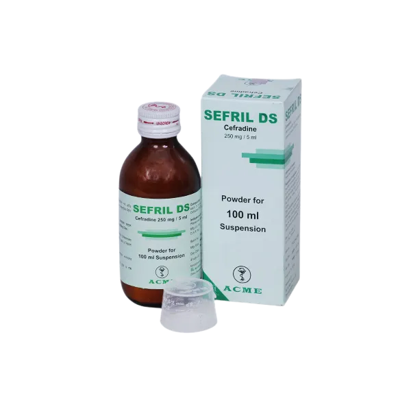 Sefril DS 100 ml Suspension Uses, Side Effects, Price & Dosage - osudpotro