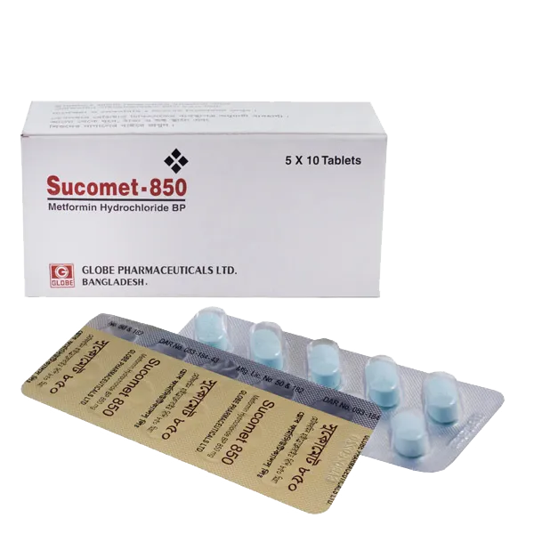 SUCOMET-850MG | GLOBE PHARMACEUTICALS LTD | Order Online - OsudPotro